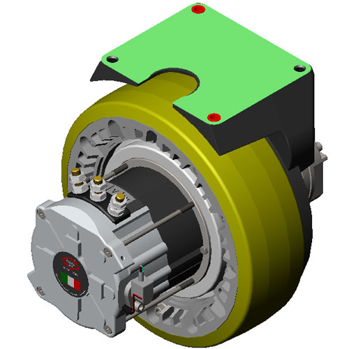 G1C - Drive wheels with horizontal motors, suitable for medium ...