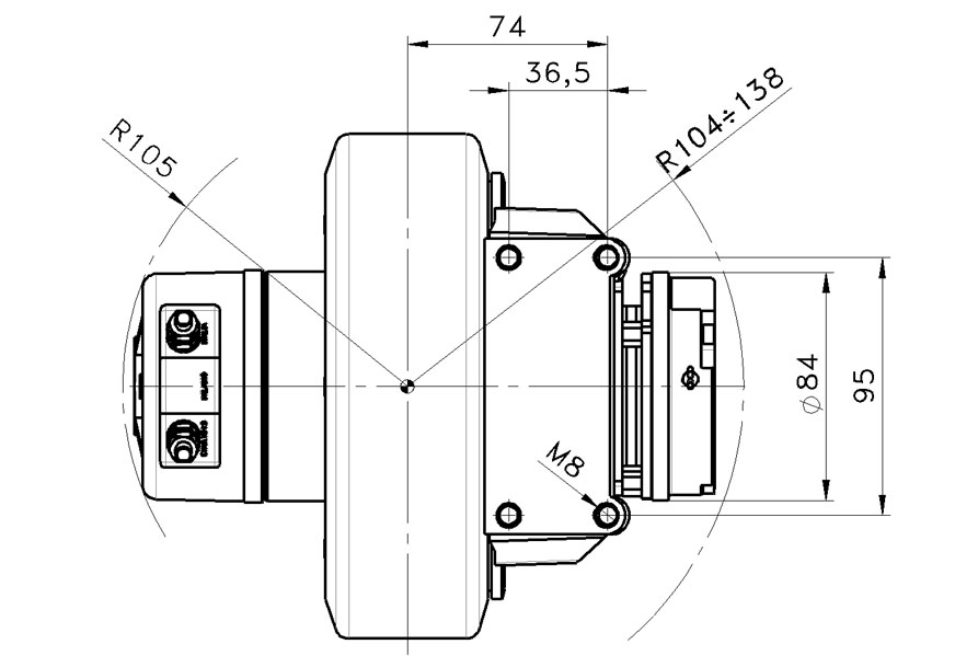 MINI G - Space-saving, low consumption drive wheels | CIMA1915